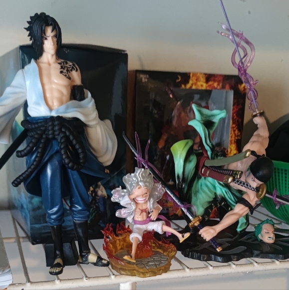 Toys | Anime Figurines Bundle Sasuke Luffy Zoro | Poshmark